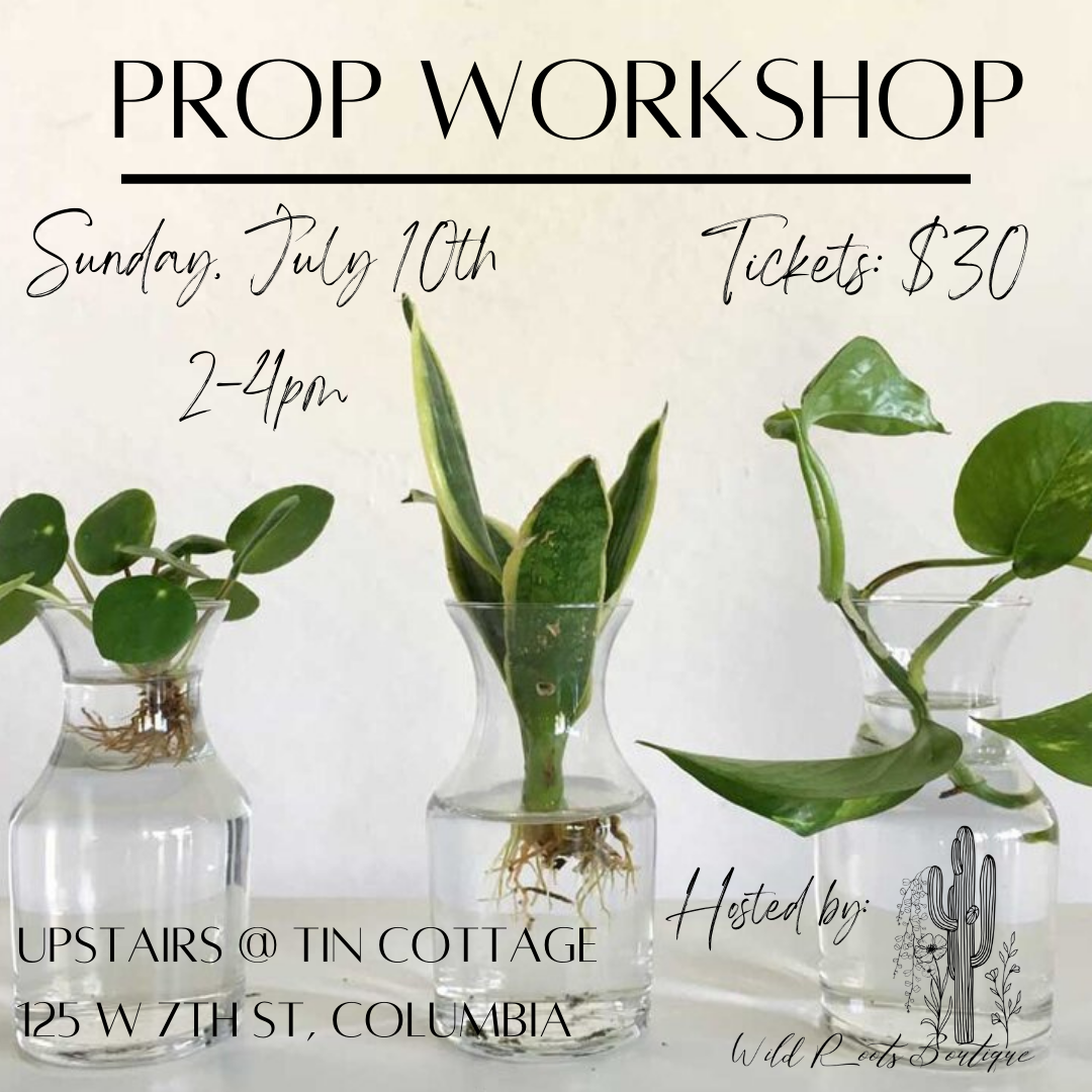 Prop Workshop | Wild Roots Boutique LLC